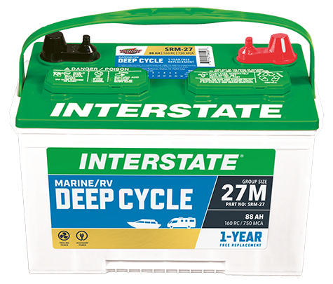 Interstate Batteries SRM-27 (600 CCA, 88 AH) - Group 27DC Battery ...